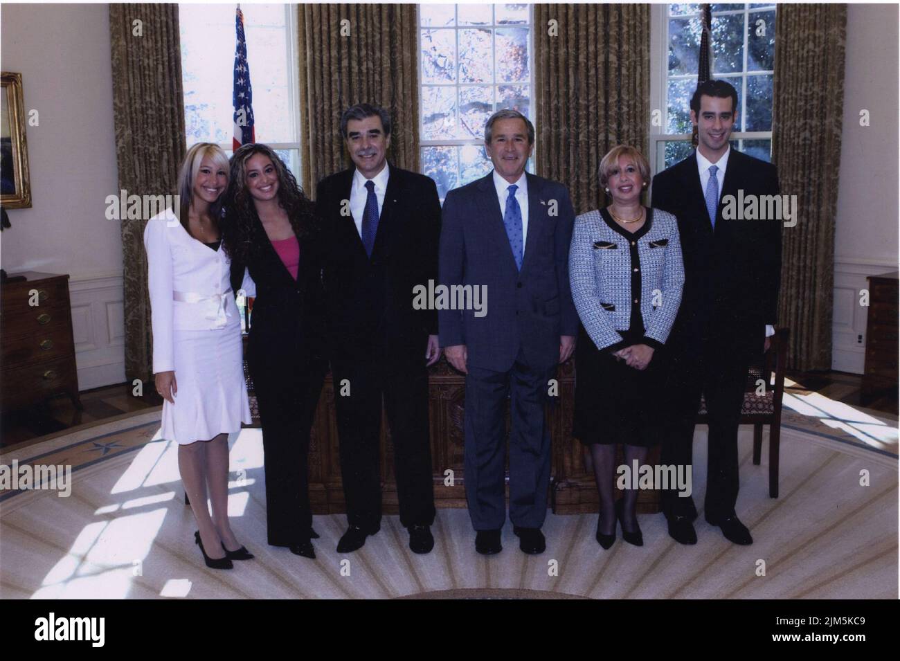 Office of the Secretary - Framed Photo with President and Family Stock ...