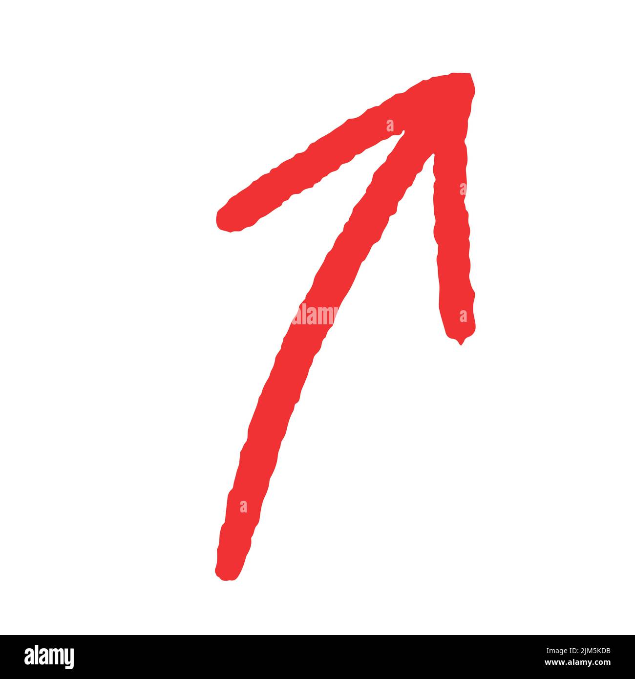 Hand draw marker highlight and arrow sign icon. Pen sketch scribble ...