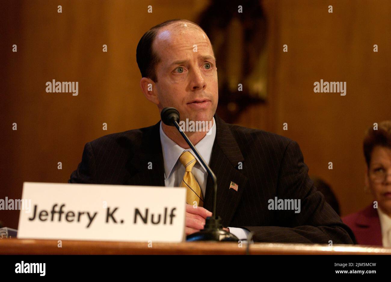 Office of the Secretary - Jeff Nulf Hearing Stock Photo - Alamy