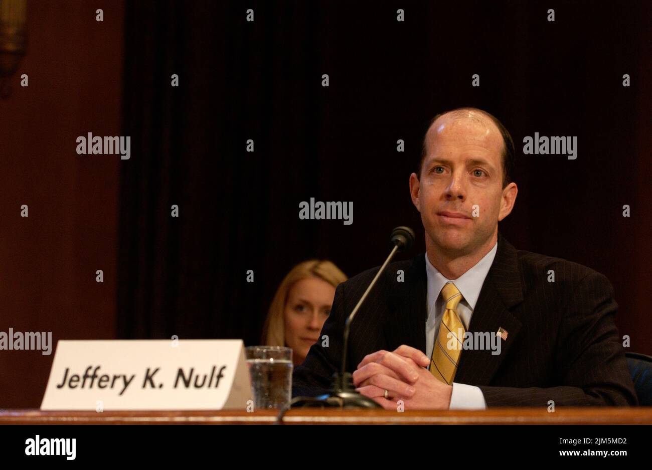 Office of the Secretary - Jeff Nulf Hearing Stock Photo - Alamy