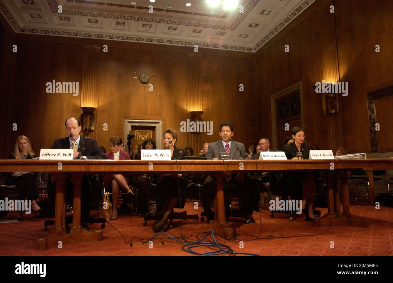 Office of the Secretary - Jeff Nulf Hearing Stock Photo - Alamy