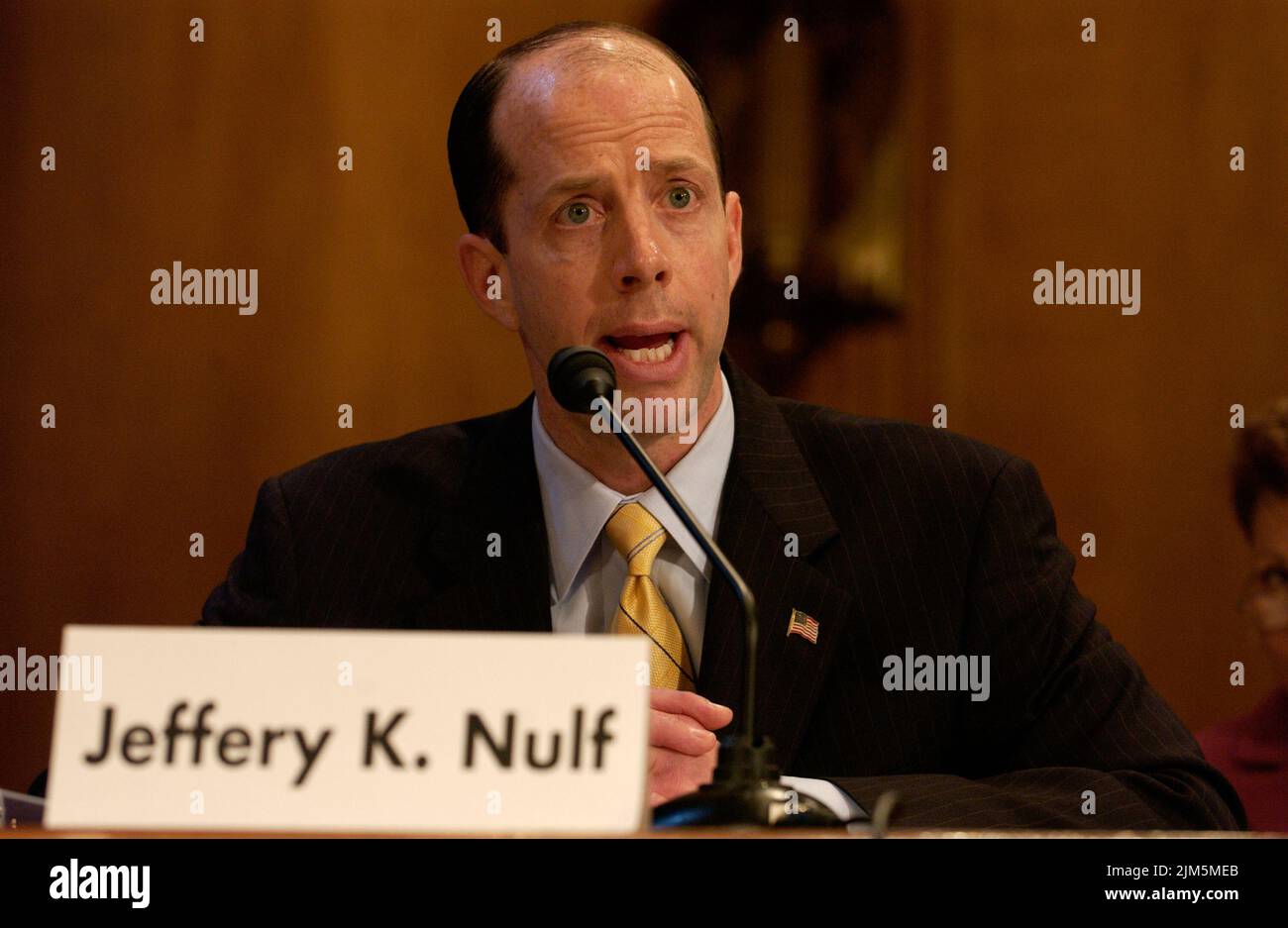 Office of the Secretary - Jeff Nulf Hearing Stock Photo - Alamy