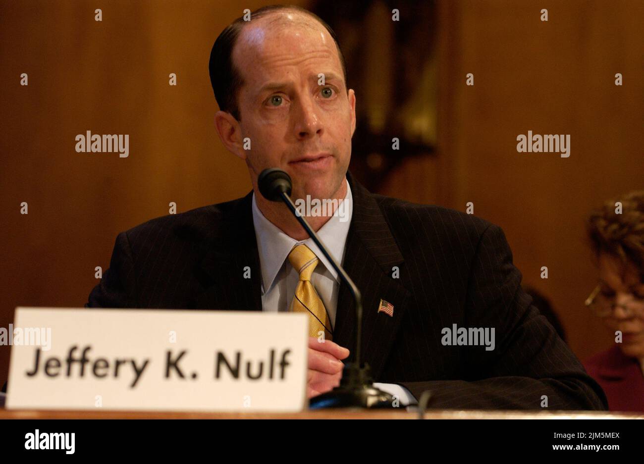Office of the Secretary - Jeff Nulf Hearing Stock Photo - Alamy