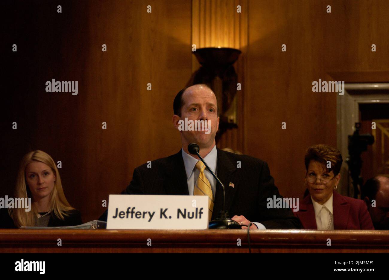 Office of the Secretary - Jeff Nulf Hearing Stock Photo - Alamy