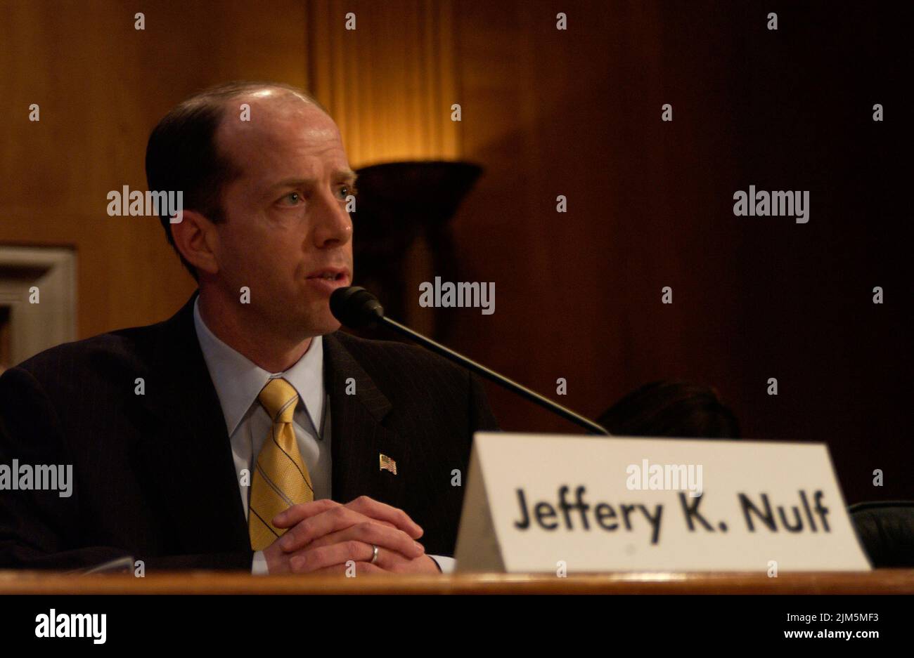 Office of the Secretary - Jeff Nulf Hearing Stock Photo - Alamy