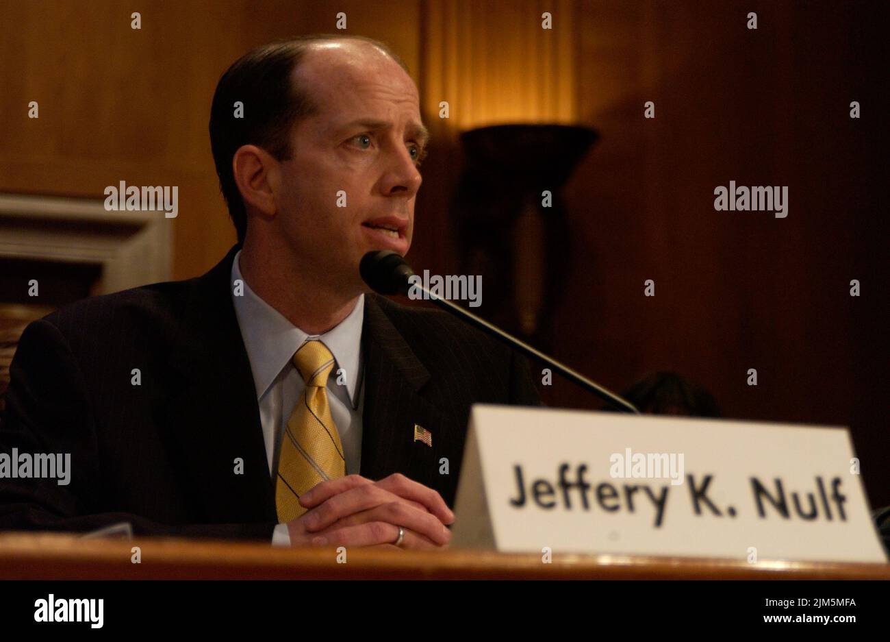 Office of the Secretary - Jeff Nulf Hearing Stock Photo - Alamy