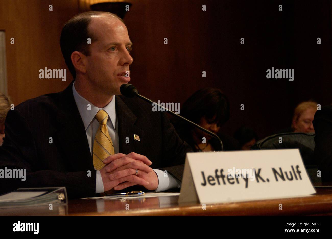 Office of the Secretary - Jeff Nulf Hearing Stock Photo - Alamy