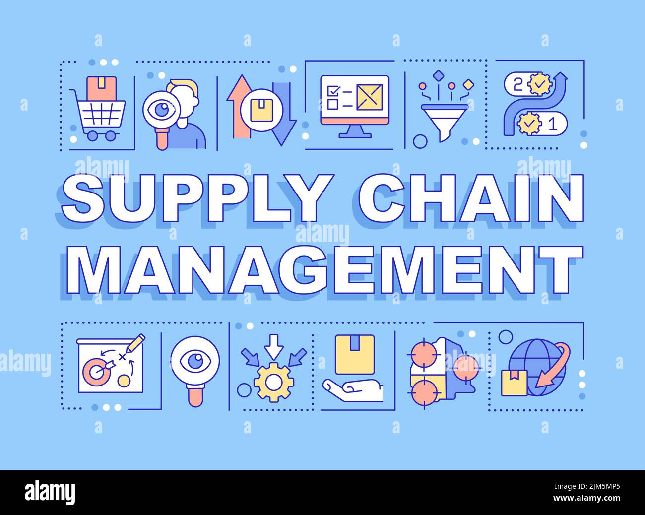 Supply chain management word concepts blue banner Stock Vector Image ... Supply chain management word concepts blue banner Stock Vector Image ...