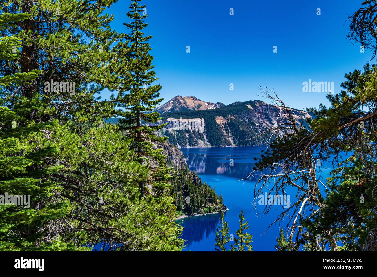 Views of Steel bay in Crater Lake National Park Stock Photo - Alamy