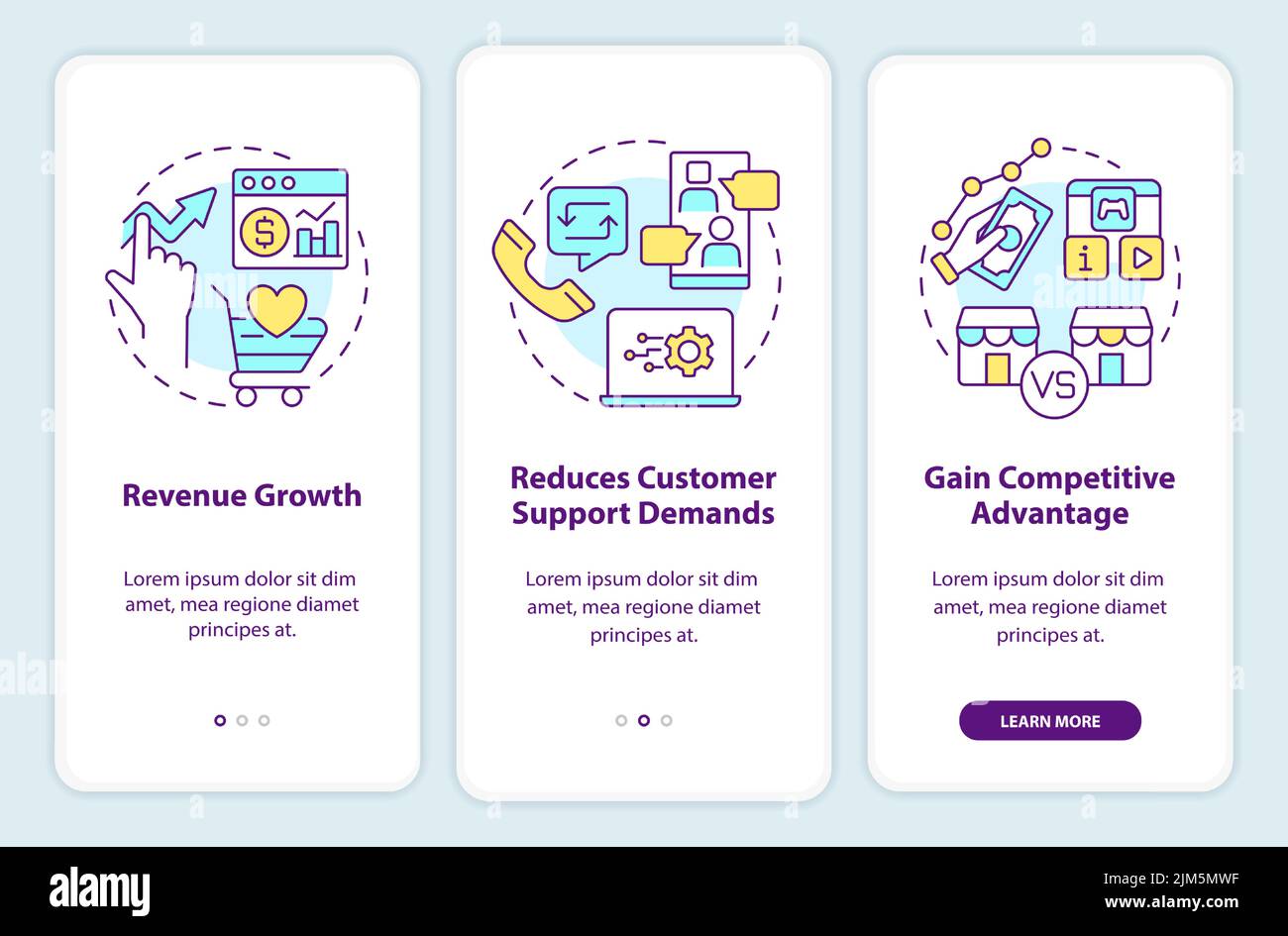 Customer engagement platform importance onboarding mobile app screen ...