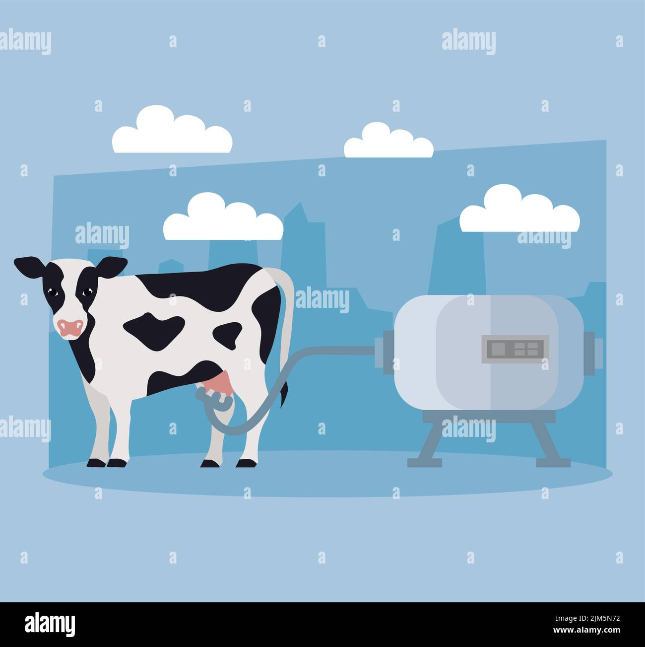 milk industry production Stock Vector Image & Art - Alamy