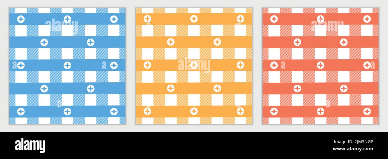 Blue gingham dress Stock Vector Images - Alamy