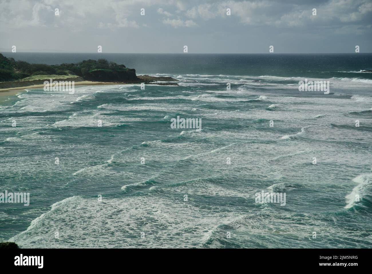 An aerial view of a beautiful ocean on a sunny day Stock Photo - Alamy