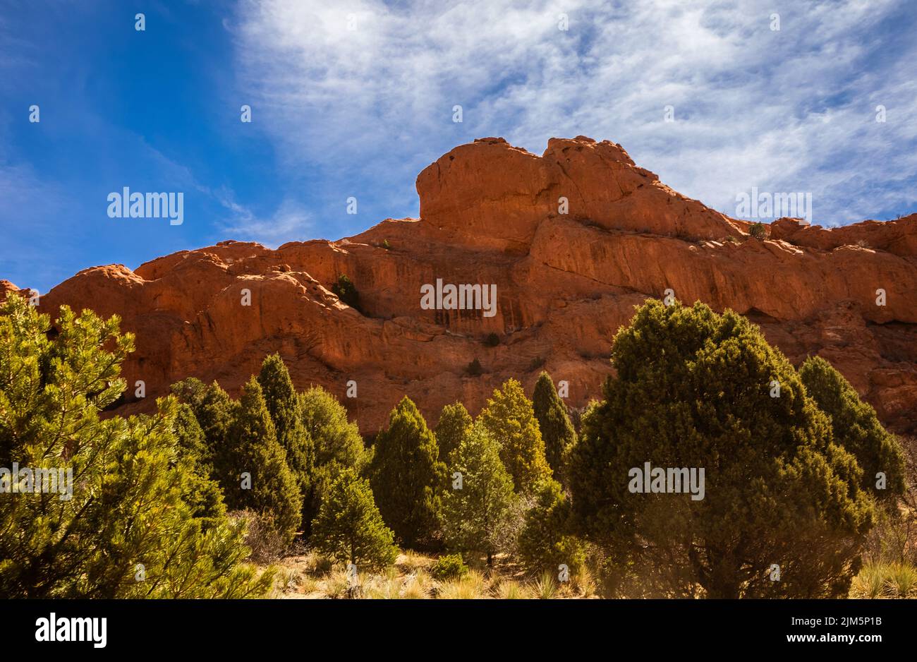 Wide Angle Landscape Image of Natural Canyon Landmark in Red Rock ...