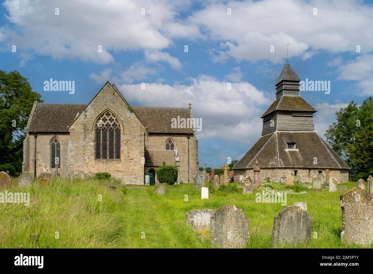 St Mary's the Virgin Church, Pembridge, Herefordshire, England Stock ...