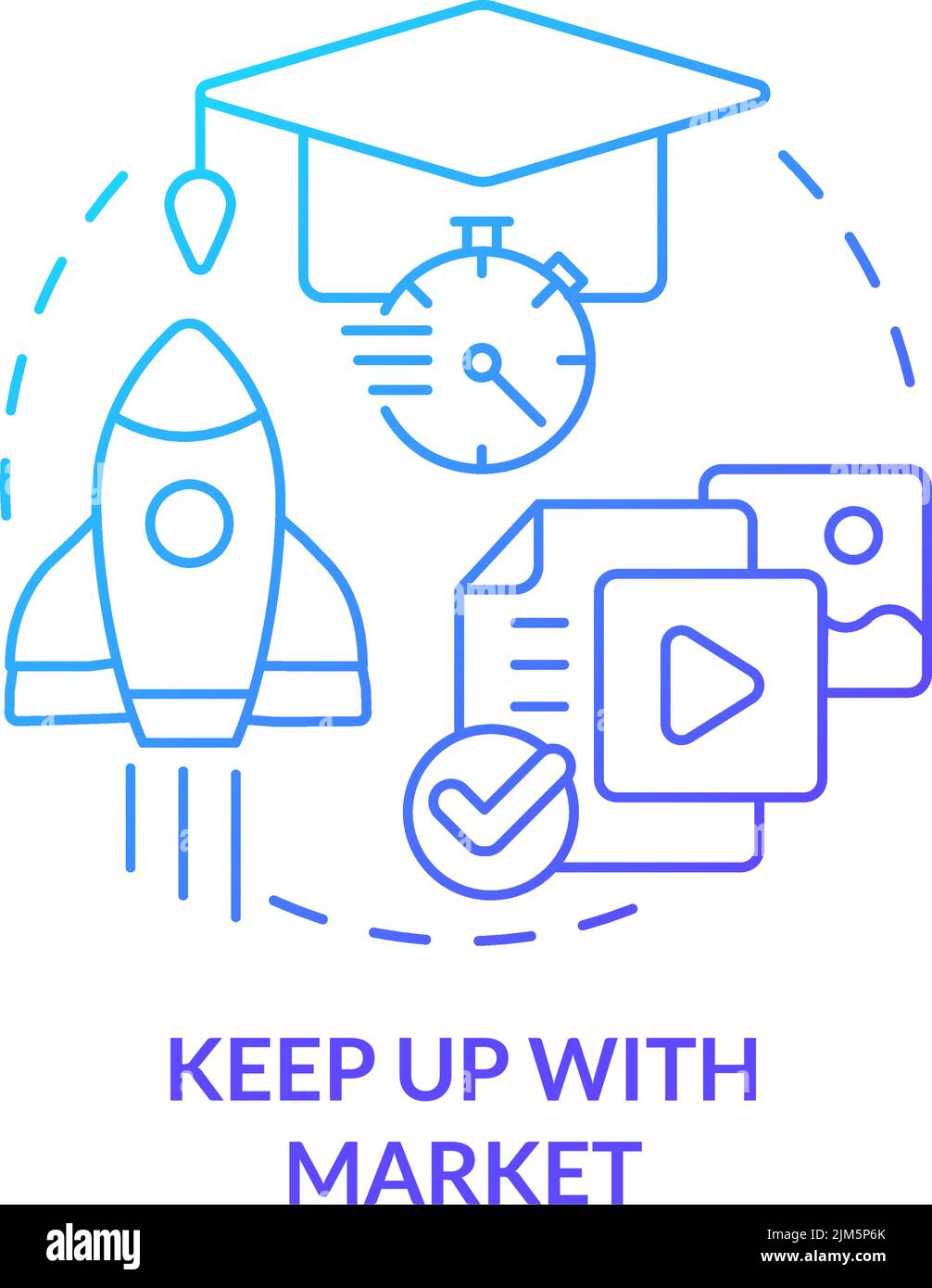 Keep up with technology Stock Vector Images - Alamy