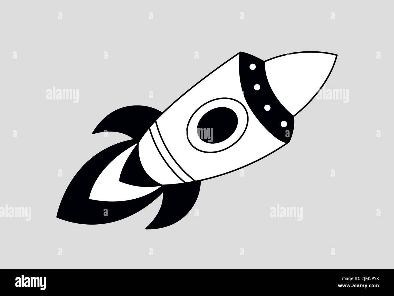 Abstract rocket scribble Stock Vector Image & Art - Alamy