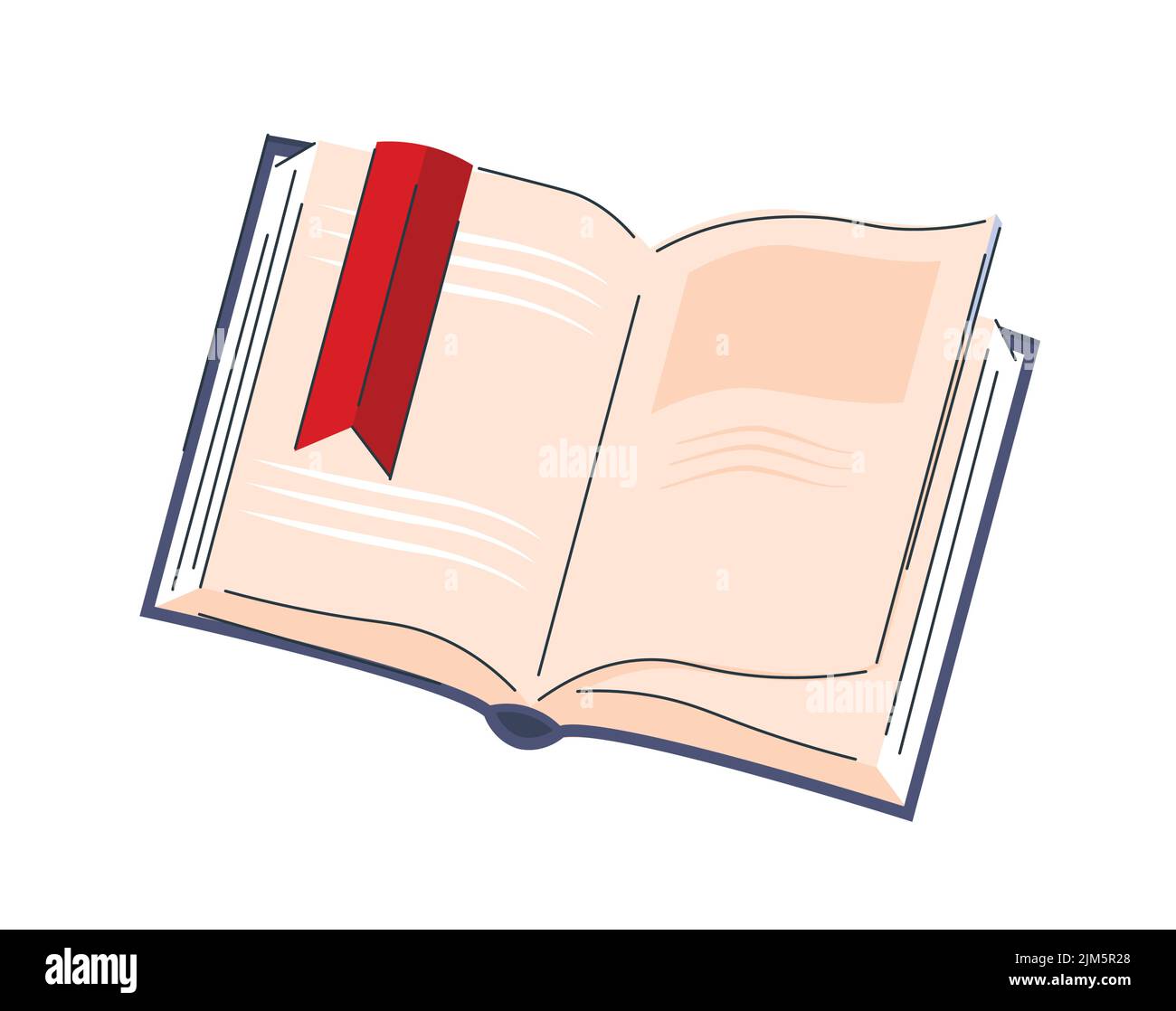 Book with bookmark Stock Vector Image & Art - Alamy