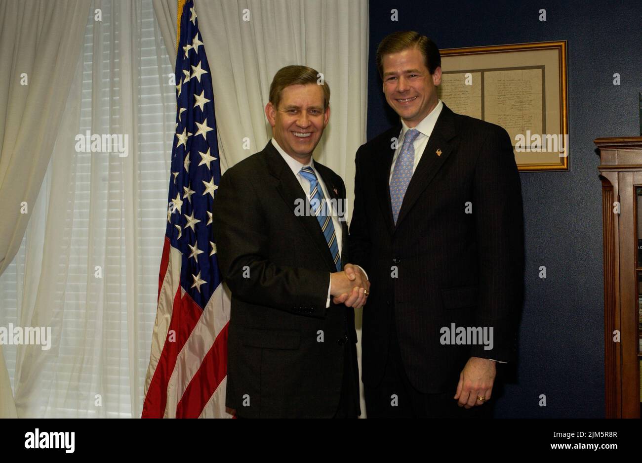 Economic Development Administration - Acting Deputy Secretary Dr. David Sampson Handshaking ...