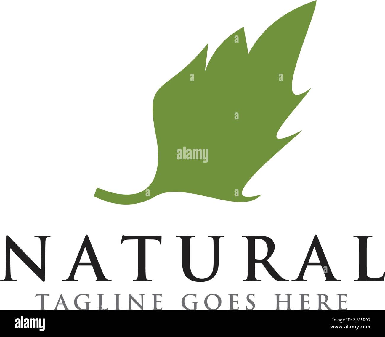 Leaf icon logo design inspiration vector template Stock Vector Image ...