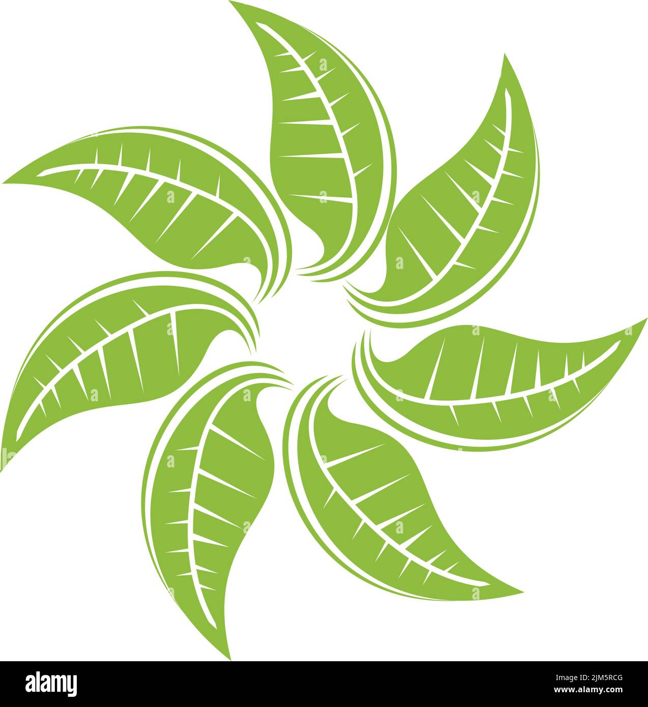 Leaf icon logo design inspiration vector template Stock Vector Image ...