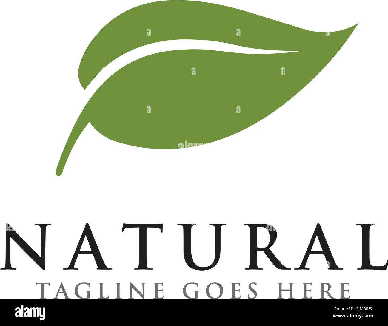 Leaf icon logo design inspiration vector template Stock Vector Image ...