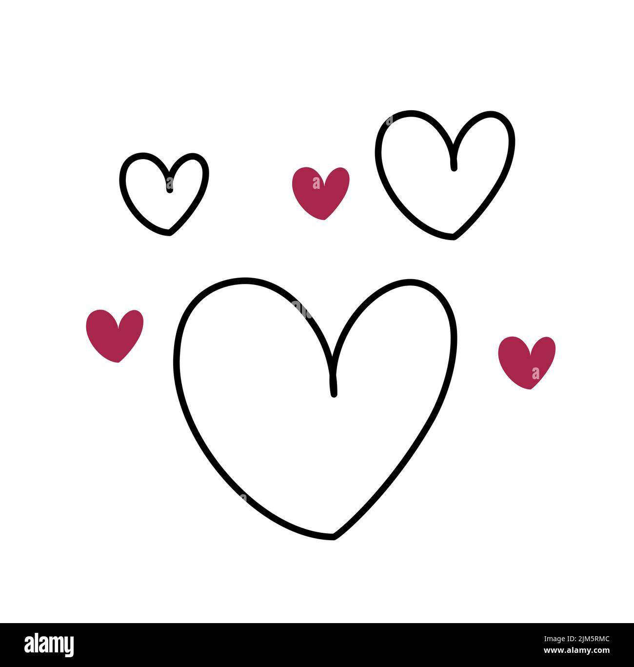 Hand drawn heart Stock Vector Image & Art - Alamy