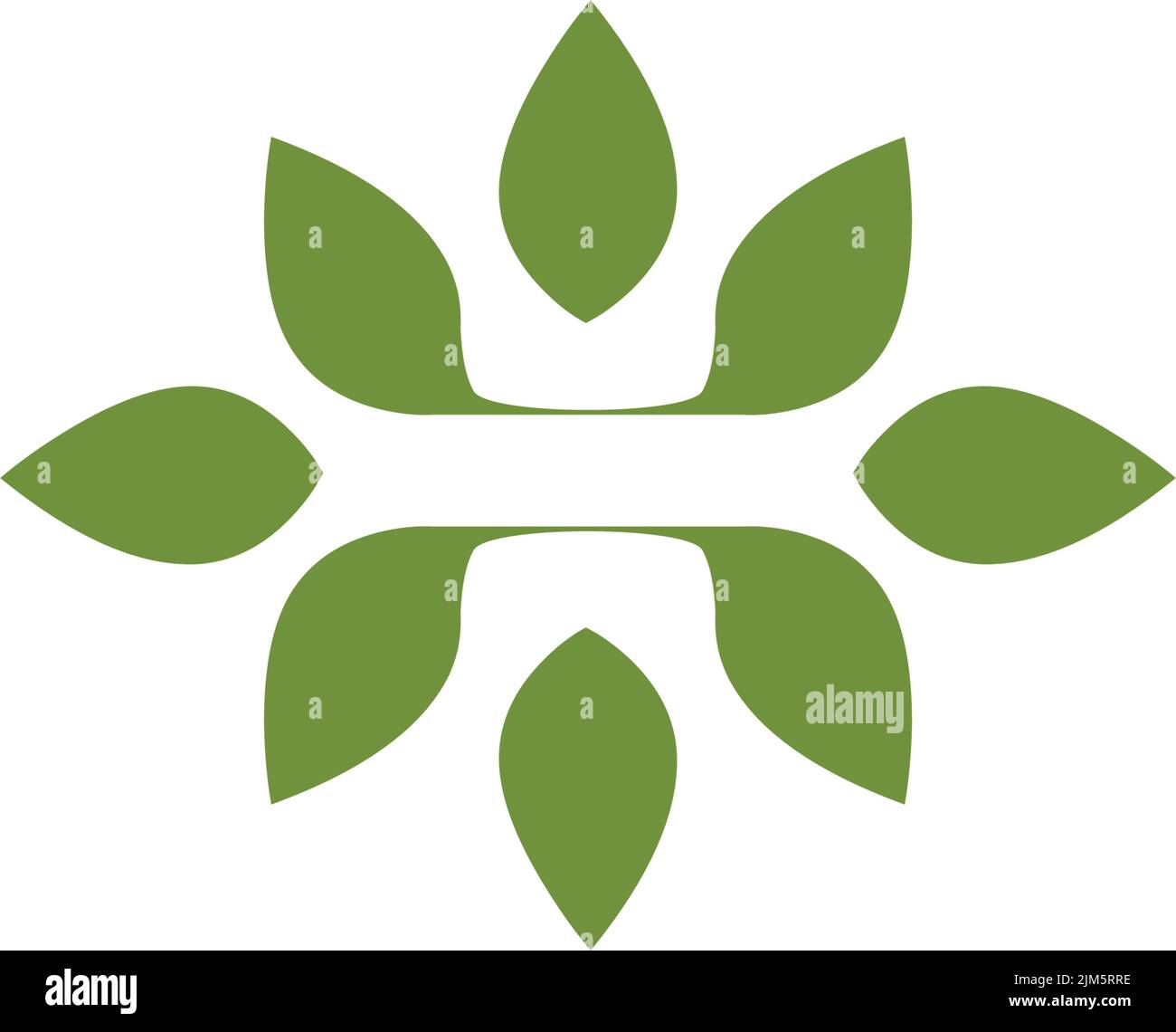 Leaf icon logo design inspiration vector template Stock Vector Image ...