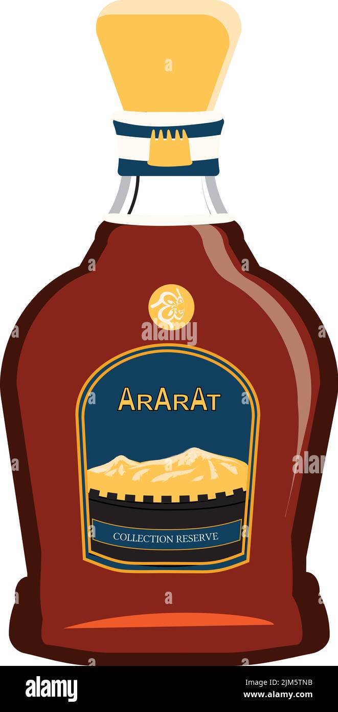 A vector of Armenian cognac produced since 1887 Stock Vector Image ...