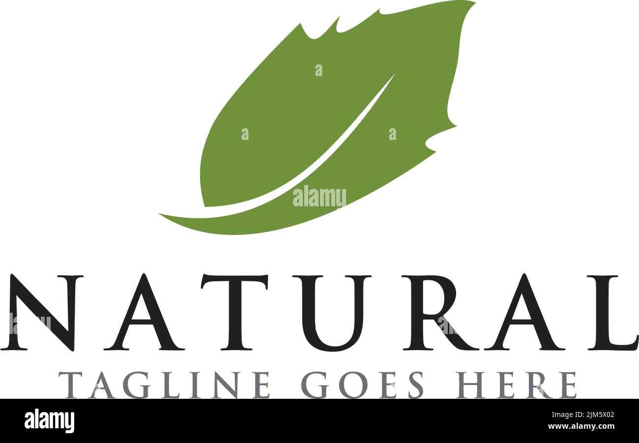 Leaf icon logo design inspiration vector template Stock Vector Image ...