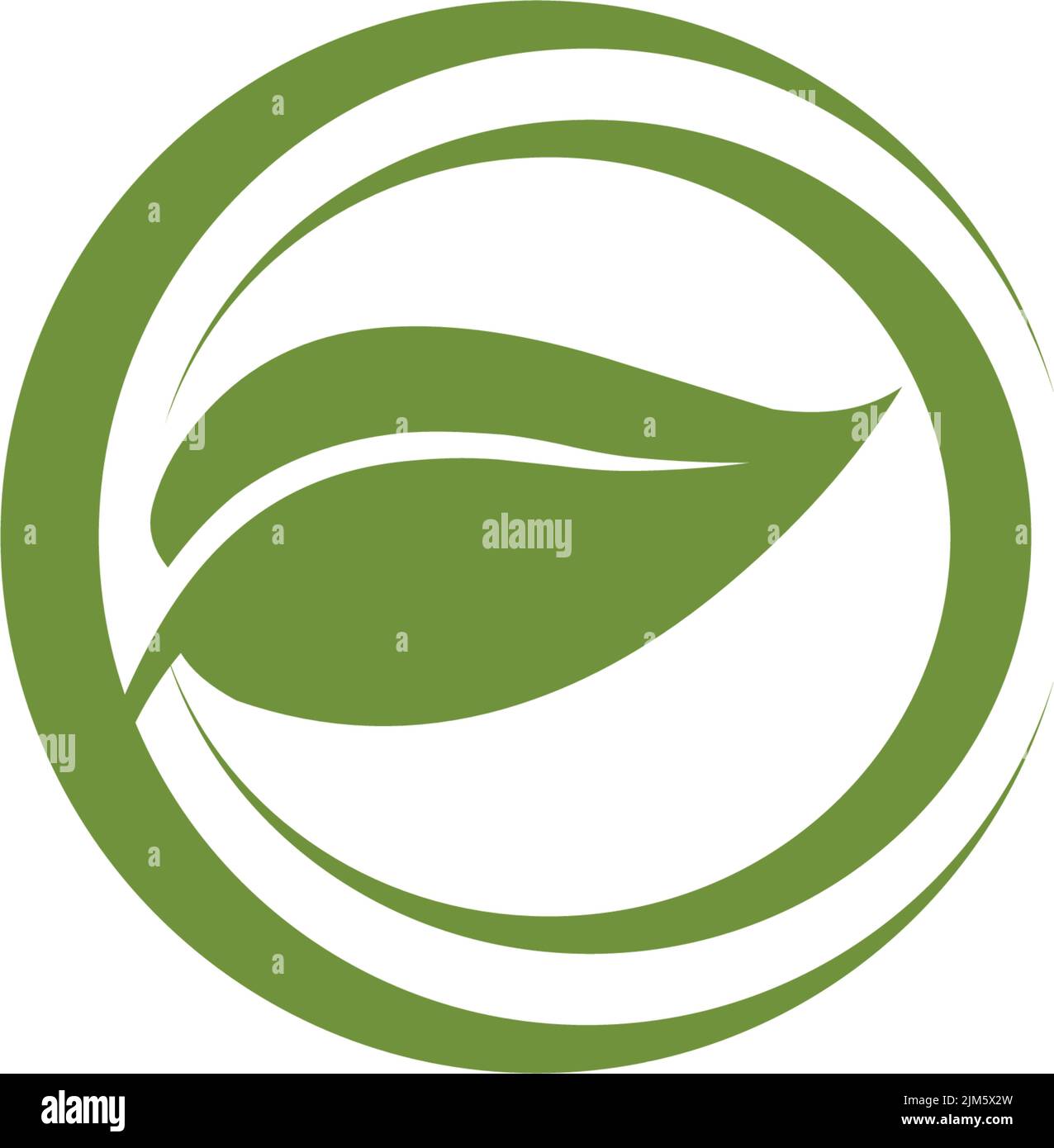 Leaf icon logo design inspiration vector template Stock Vector Image ...