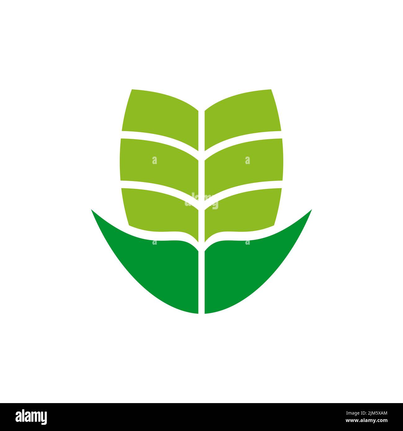 Leaf icon logo design inspiration vector template Stock Vector Image ...