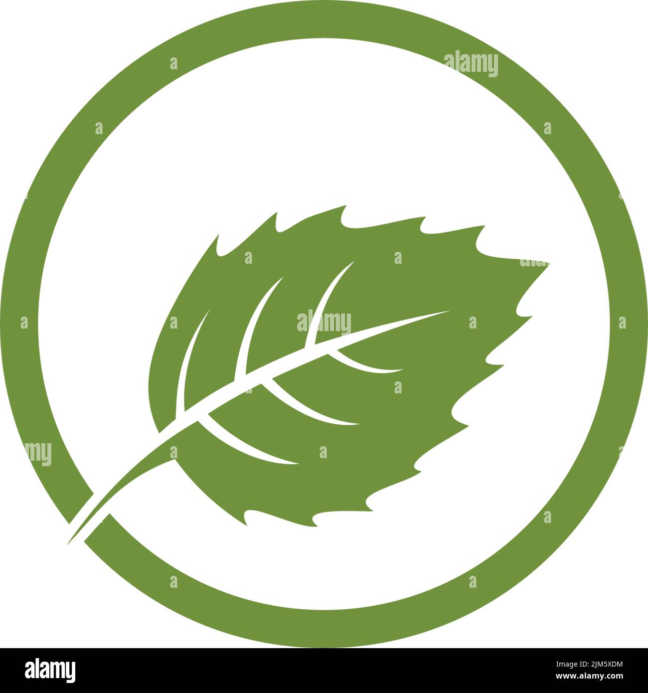 Leaf icon logo design inspiration vector template Stock Vector Image ...