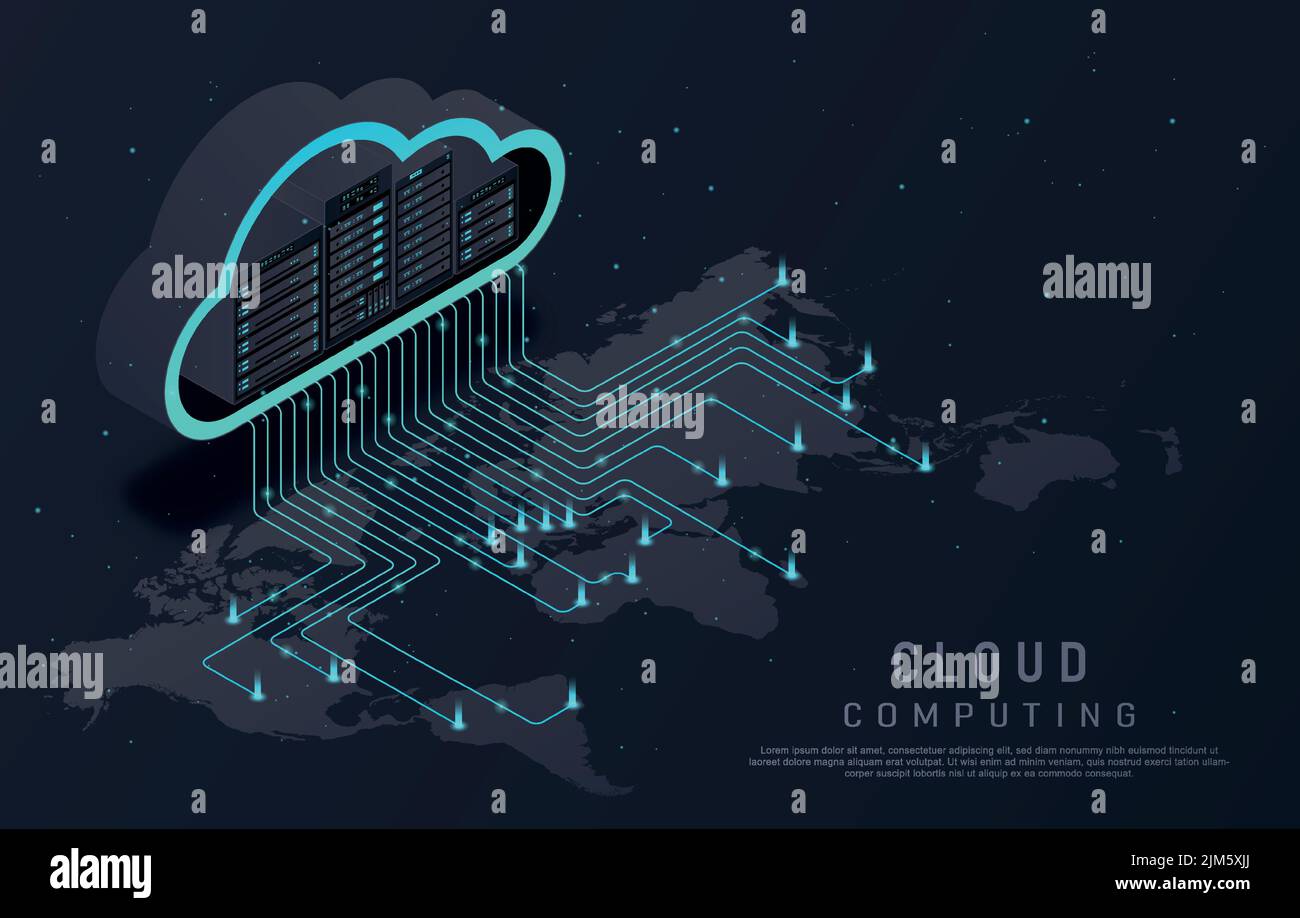 Cloud computing concept Stock Vector Image & Art - Alamy