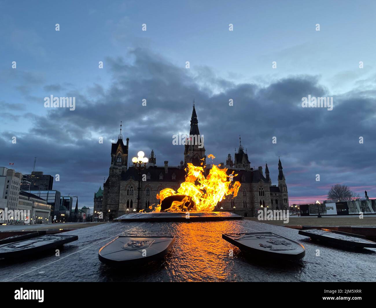 The Centennial Flame in Ontario, Canada Stock Photo - Alamy