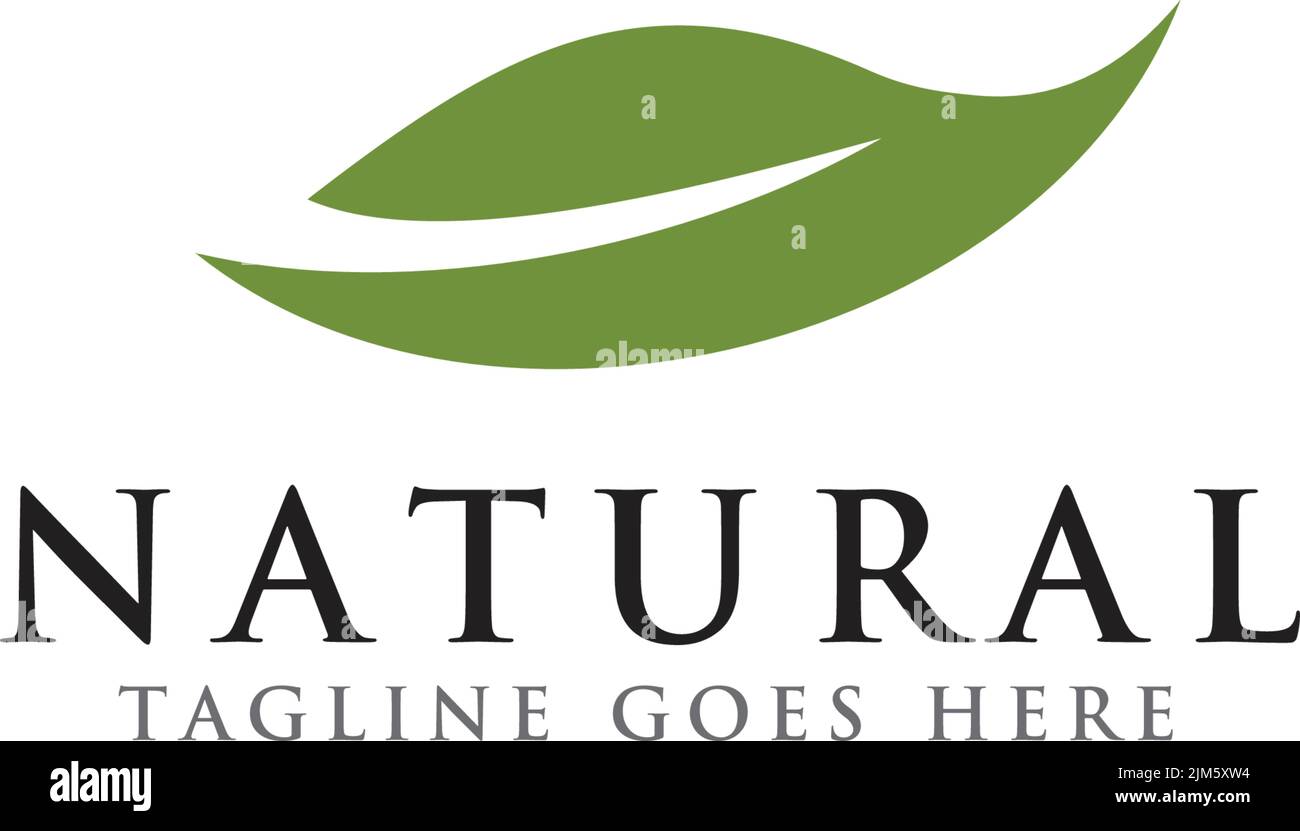 Leaf icon logo design inspiration vector template Stock Vector Image ...