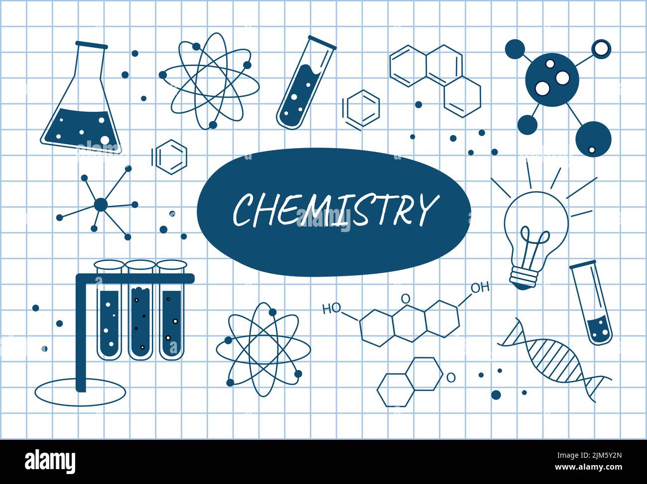 Set of chemistry Stock Vector Image & Art - Alamy