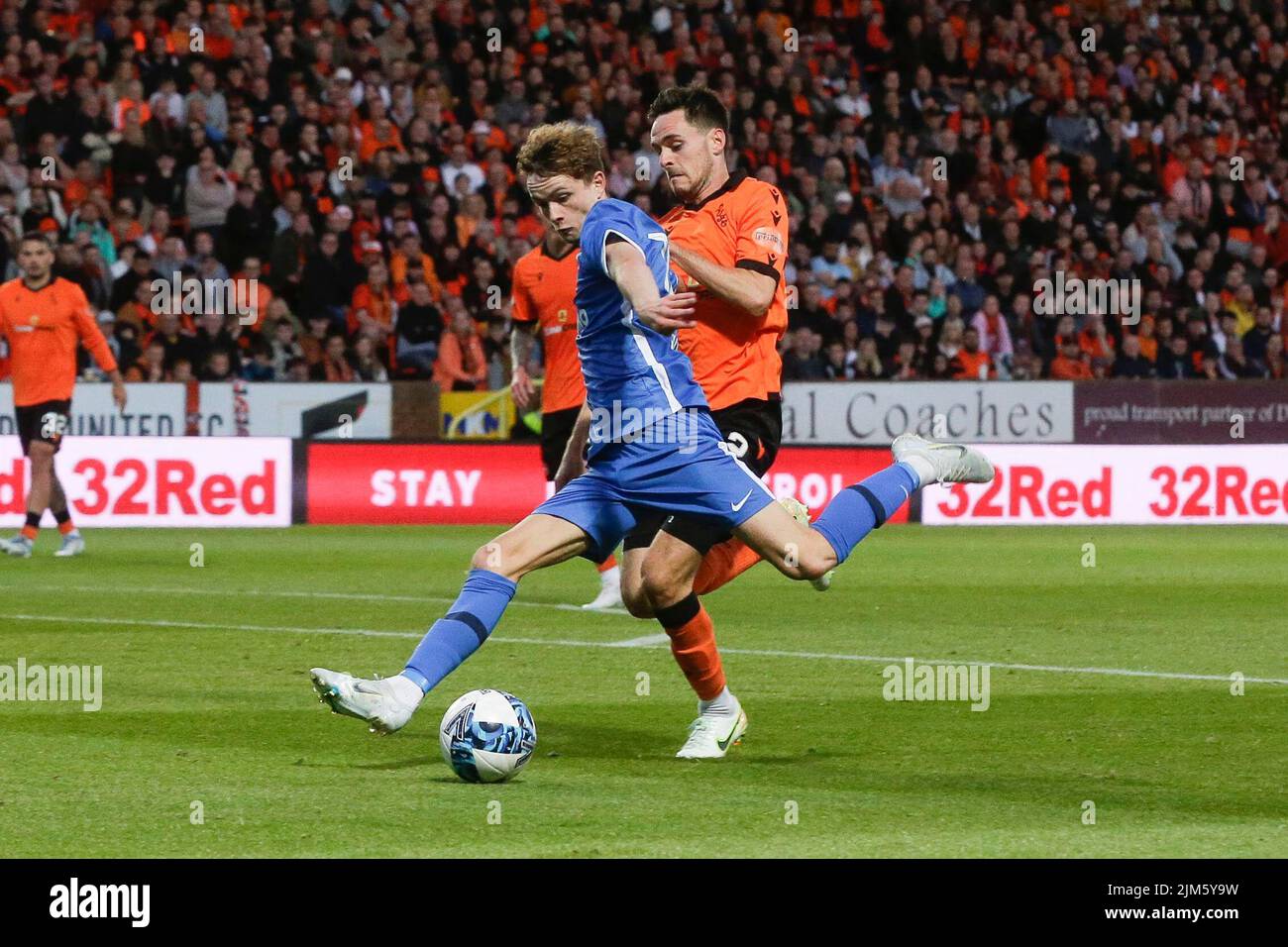 4th August 2022; Tannadice Park, Dundee, Scotland:Europa Conference Cup football, Dundee United ...