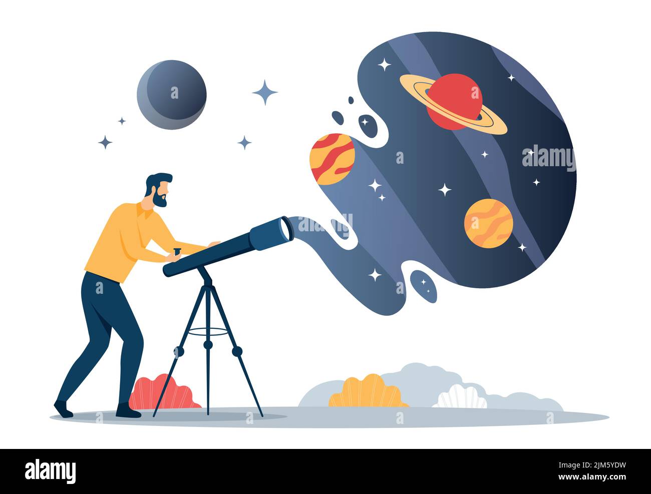 Astronomy boy hi-res stock photography and images - Alamy