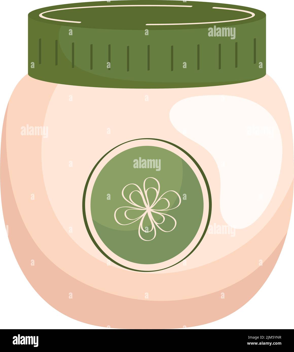 ecology cream pot product Stock Vector Image & Art - Alamy