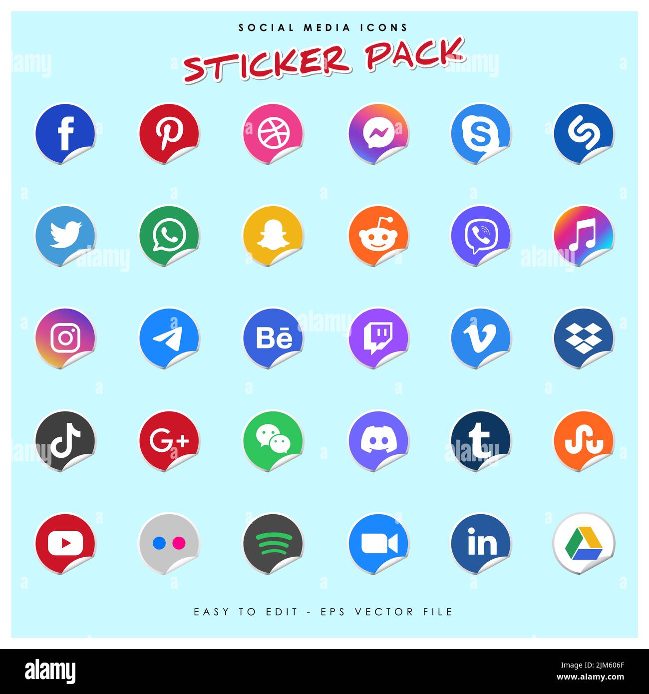 Tiktok sticker hi-res stock photography and images - Alamy
