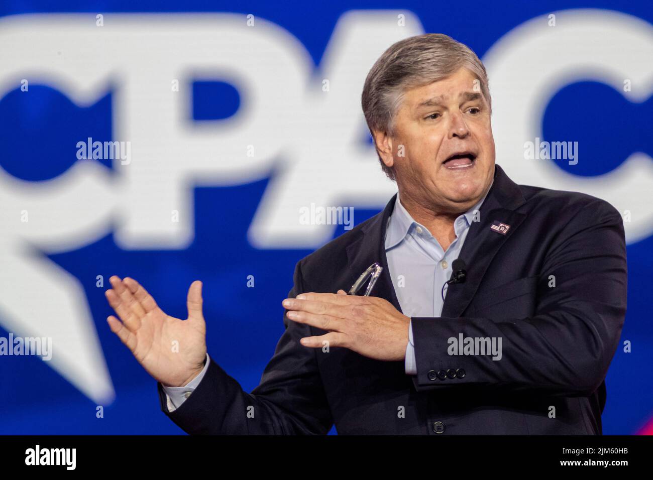 Dallas, Texas, USA. 4th Aug, 2022. SEAN HANNITY, an American ...