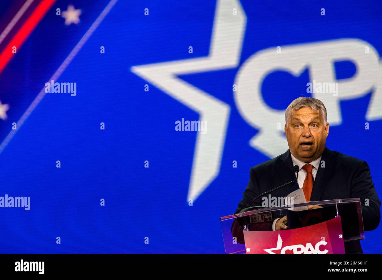Dallas, Texas, USA. 4th Aug, 2022. Hungary Prime Minister VIKTOR ORBAN ...