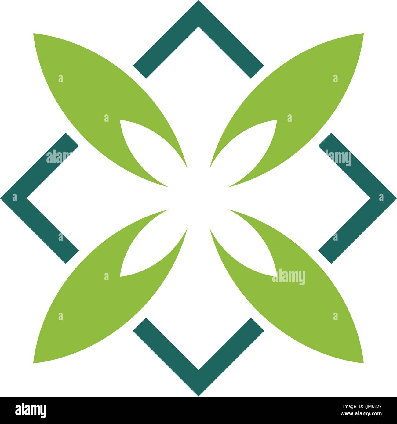 Leaf icon logo design inspiration vector template Stock Vector Image ...
