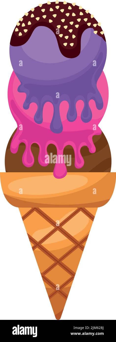 big ice cream cone Stock Vector Image & Art - Alamy