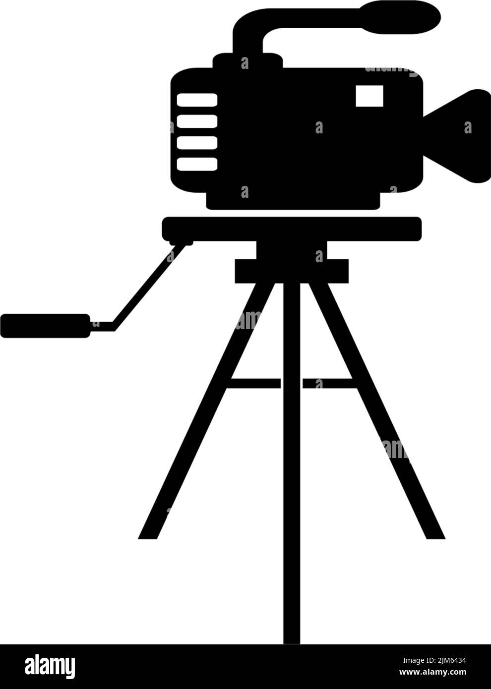 vector shooting video icon logo illustration design Stock Vector Image ...