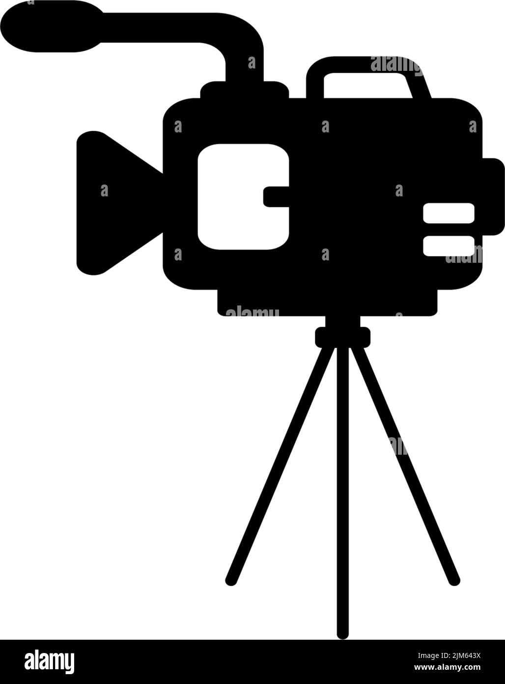 vector shooting video icon logo illustration design Stock Vector Image ...