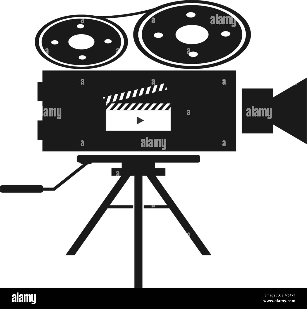 vector shooting video icon logo illustration design Stock Vector Image ...