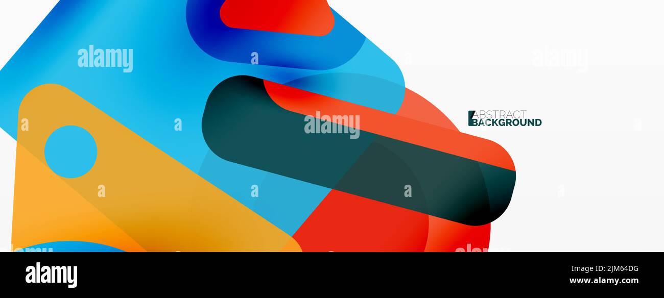 Primitive geometric shapes - line, triangle, square and circle ...