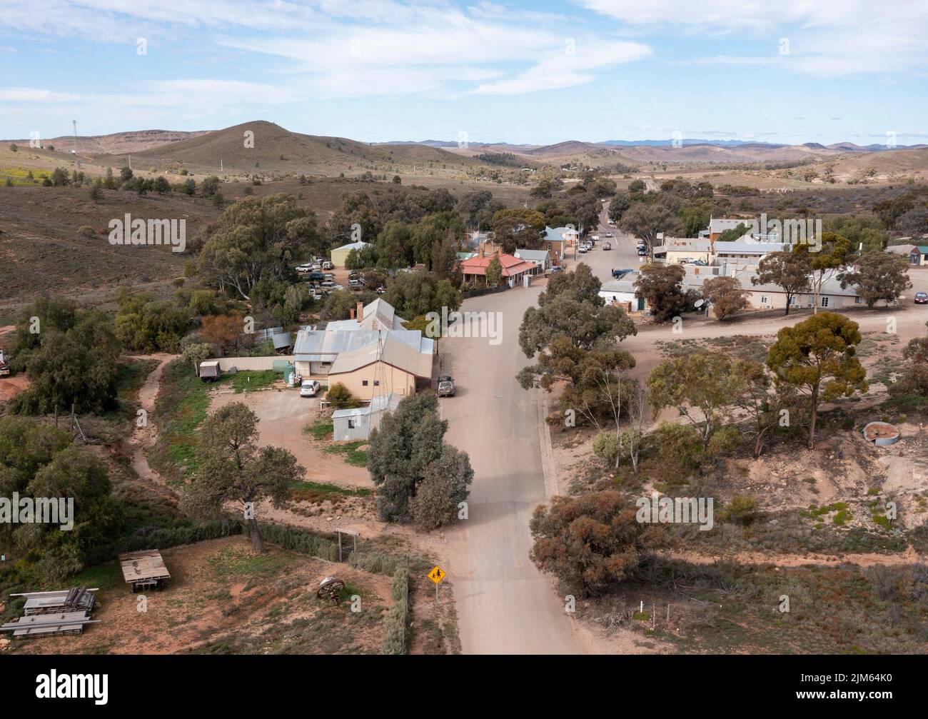The town of Blinman in the Flinders ranges of South Australia Stock ...